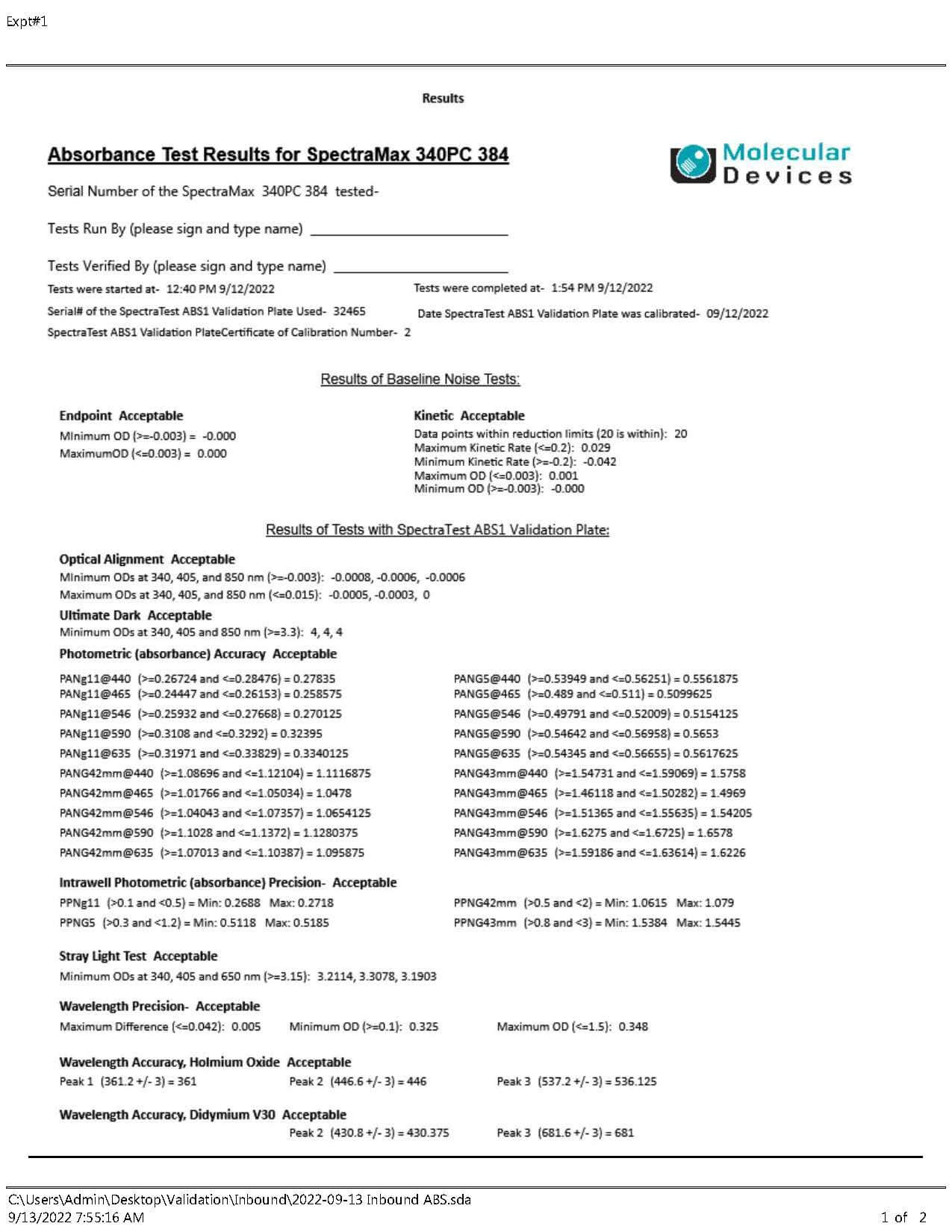 SpectraMax 340PC384 Plate Reader - The Lab World Group