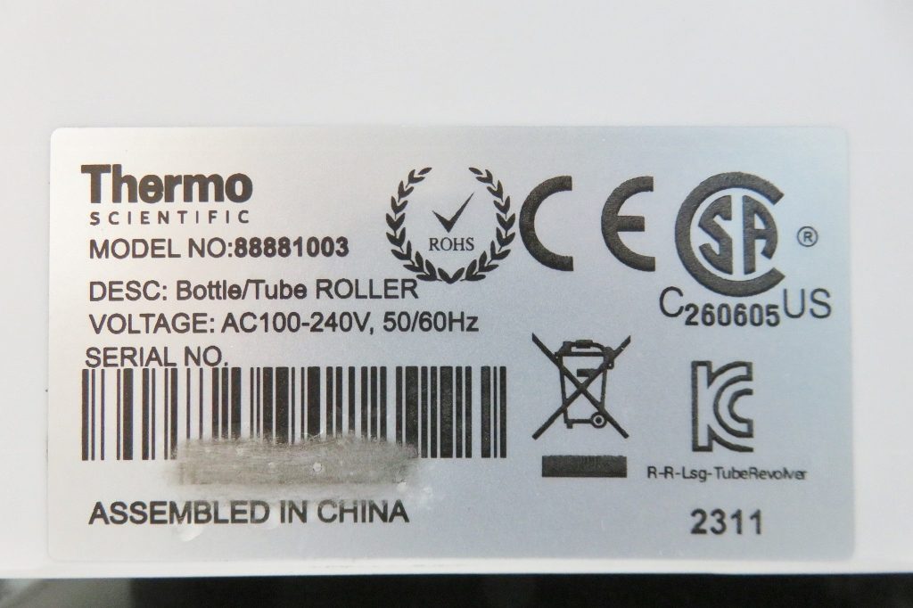 Thermo Bottle Tube Roller - The Lab World Group