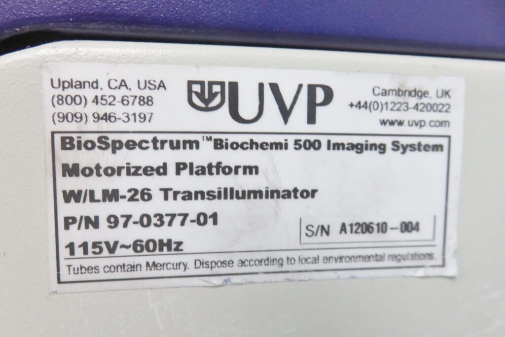 UVP Biospectrum Imaging System - The Lab World Group
