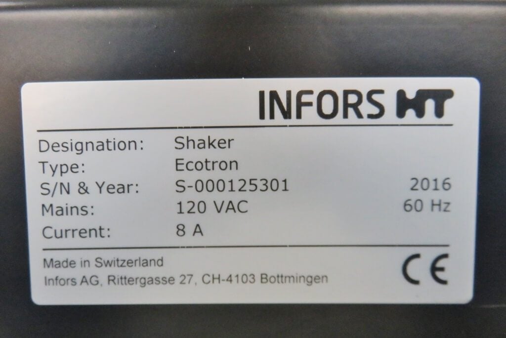 Infors HT Ecotron Incubator Shaker - The Lab World Group