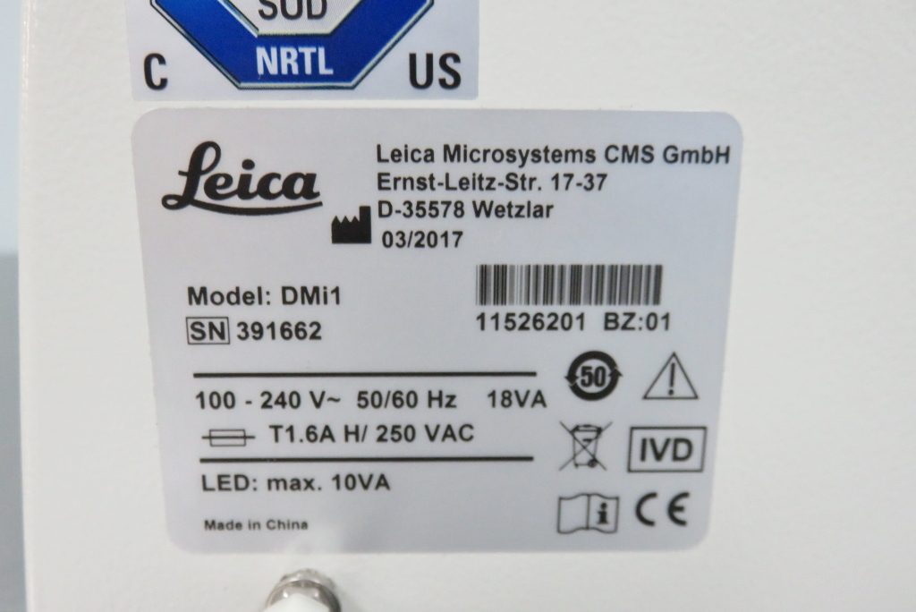 Leica DMi1 Inverted Microscope - The Lab World Group