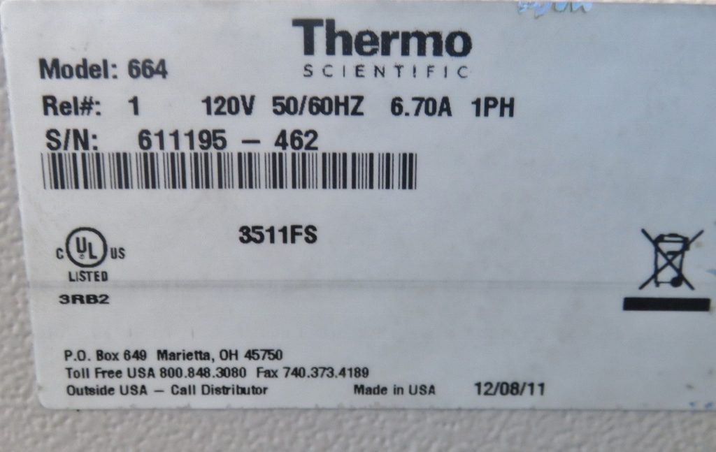 Fisher Scientific Isotemp Oven - 3511FS Gravity Convection