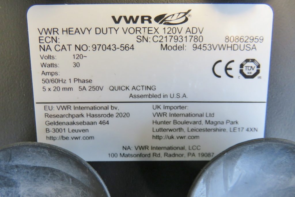 VWR Vortex Mixer - The Lab World Group