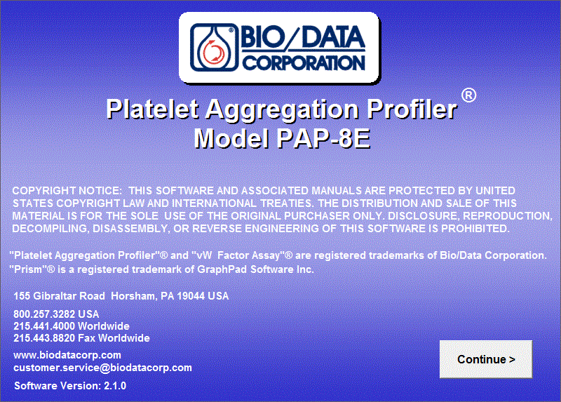 Pap 8 Platelet Aggregation Test - The Lab World Group