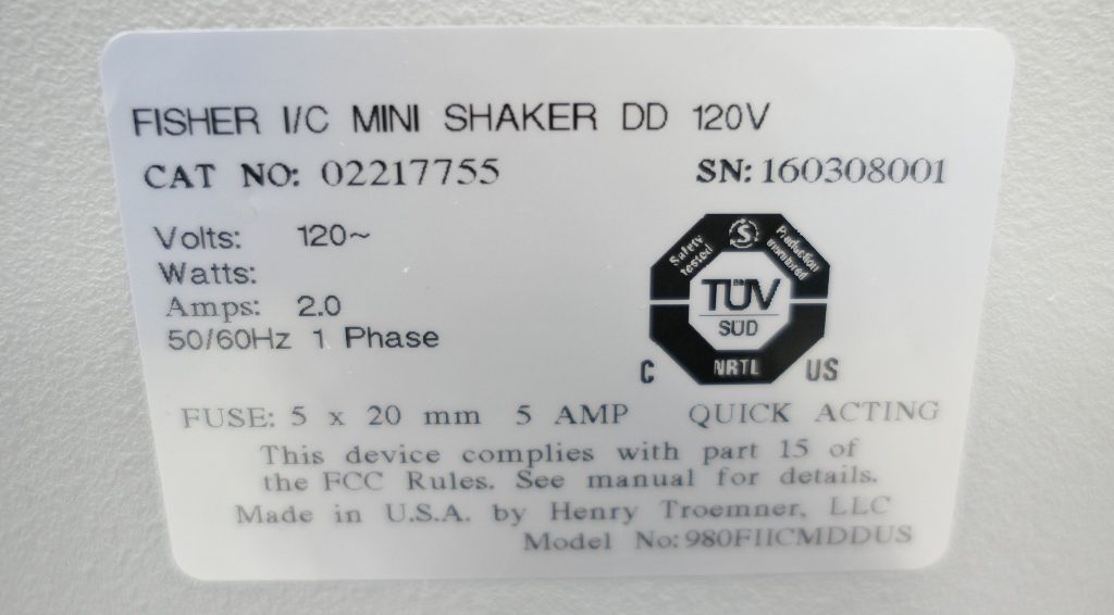 Fisher Mini Incubator Shaker - The Lab World Group