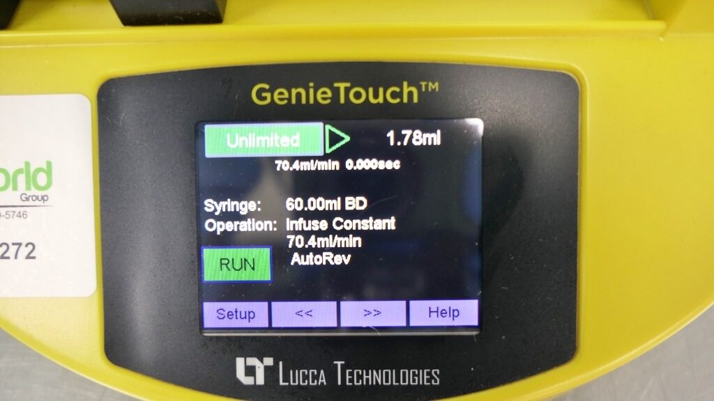 Lucca Tech Genie Touch Syringe Pump - The Lab World Group