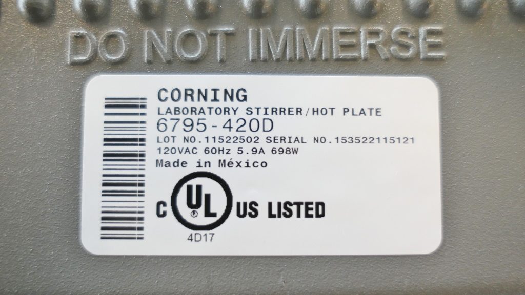 Corning Hot Plate Stirrer PC 420 - The Lab World Group