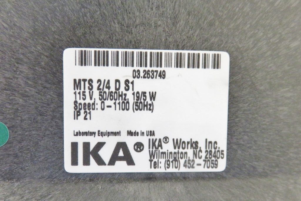 IKA MTS 2/4 Digital Microplate Shaker - The Lab World Group