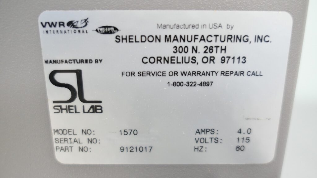 Shel Lab Incubator Shaker - 2022 Unused - The Lab World Group