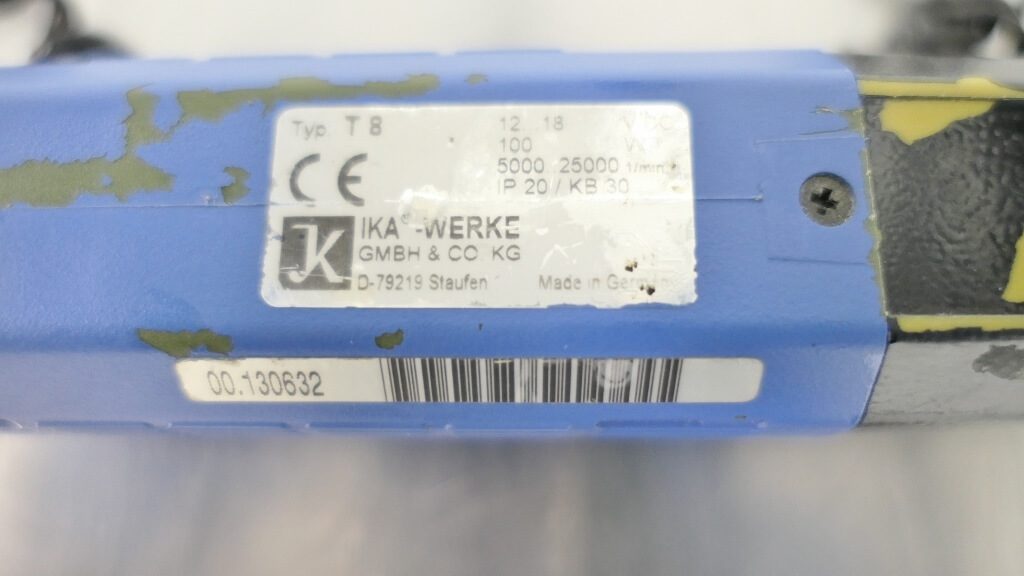 IKA Ultra Turrax Homogenizer T8 - The Lab World Group