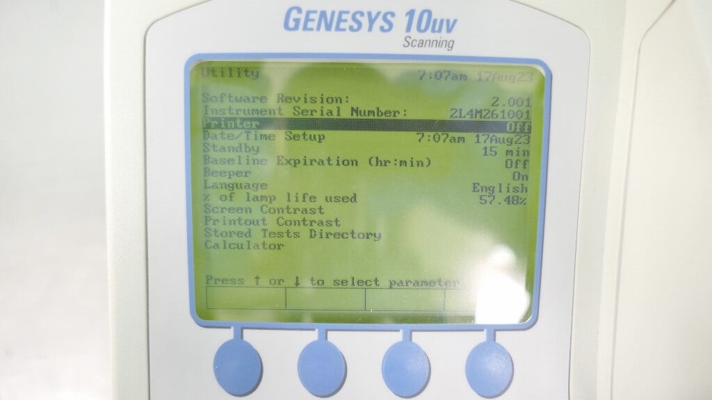 Thermo Genesys 10S UV-Vis Spectrophotometer