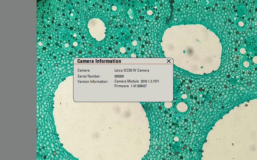 Leica DM750 Microscope with ICC50W Camera