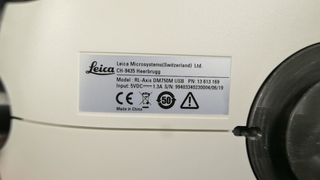 Leica DM750 Microscope with ICC50W Camera