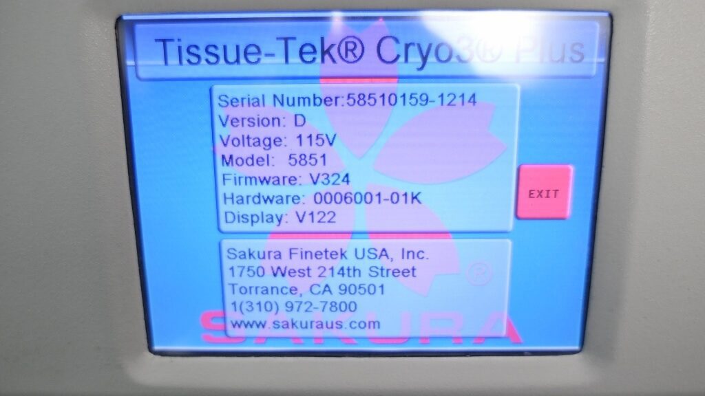 Sakura Tissue Tek Cryo3 Cryostat Machine The Lab World Group