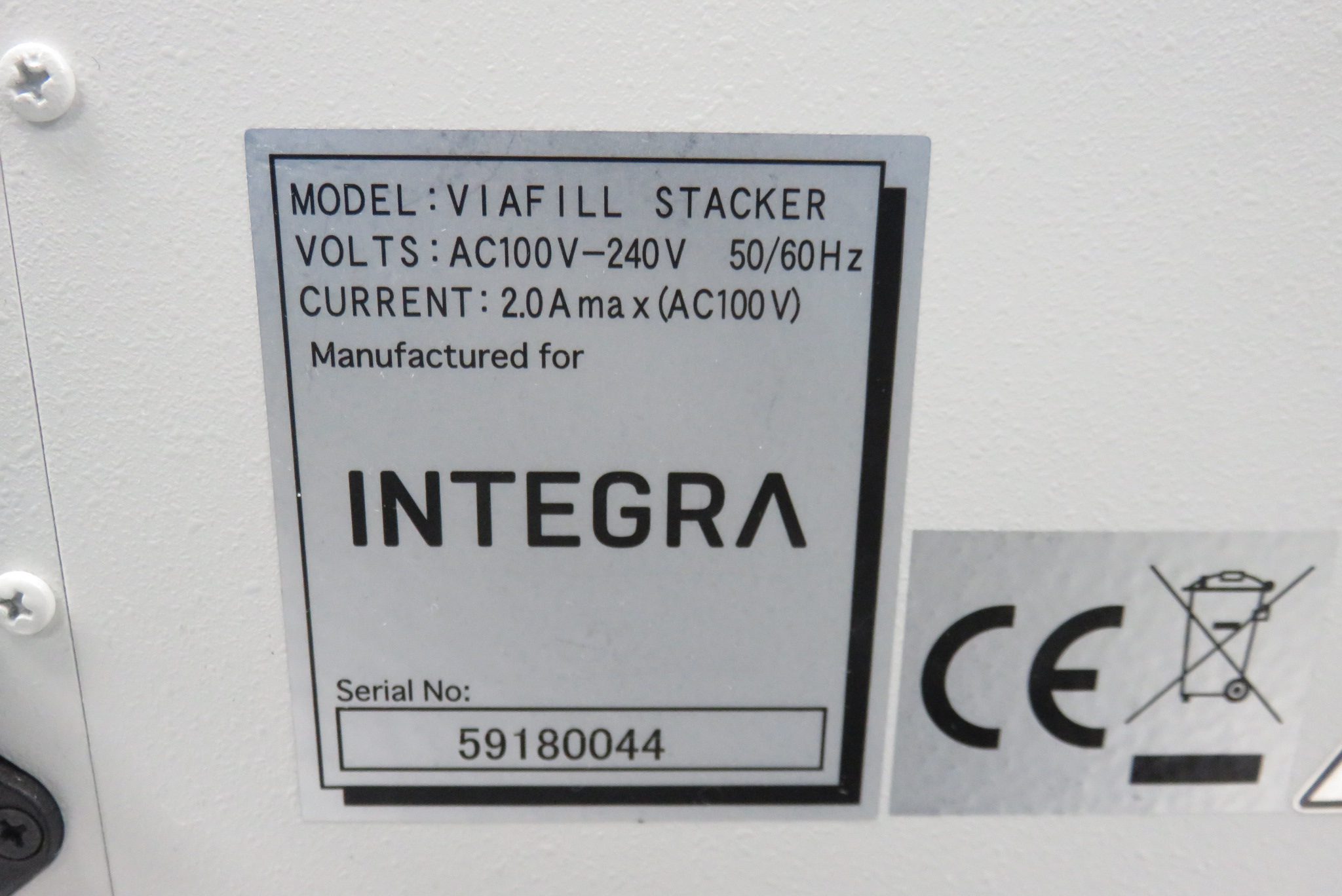 Integra Viafill Reagent Dispenser - The Lab World Group