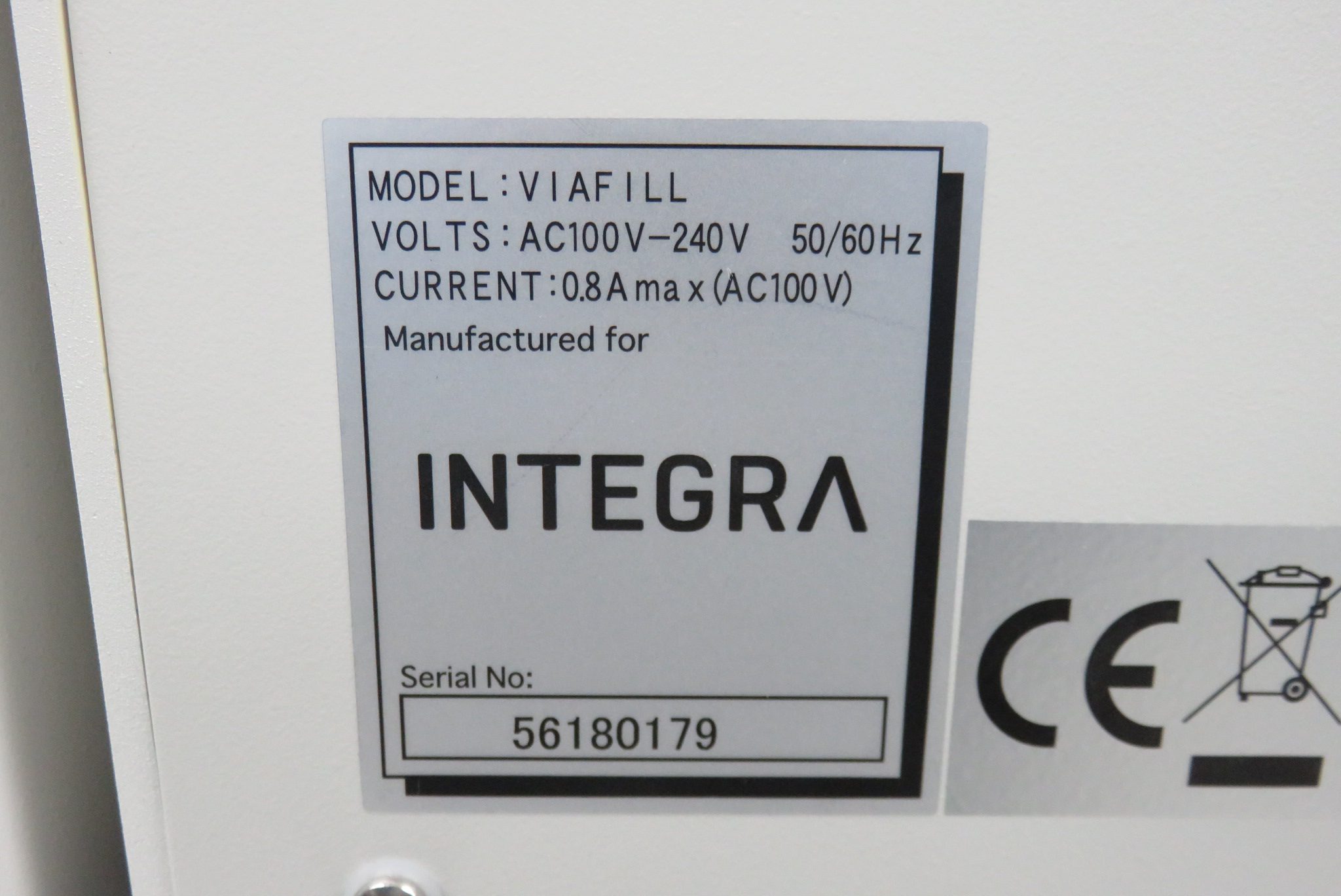 Integra Viafill Reagent Dispenser - The Lab World Group