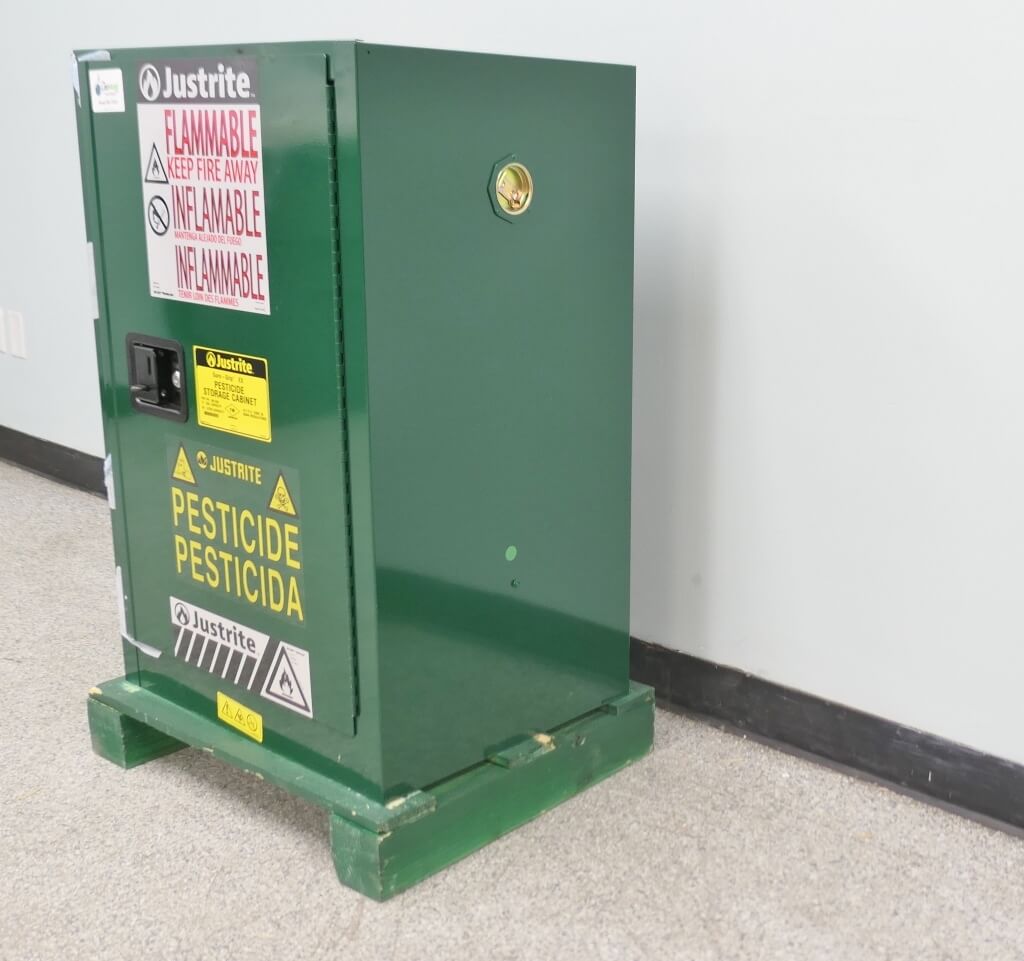 Justrite Pesticides Storage Cabinet -12 Gallon - Unused