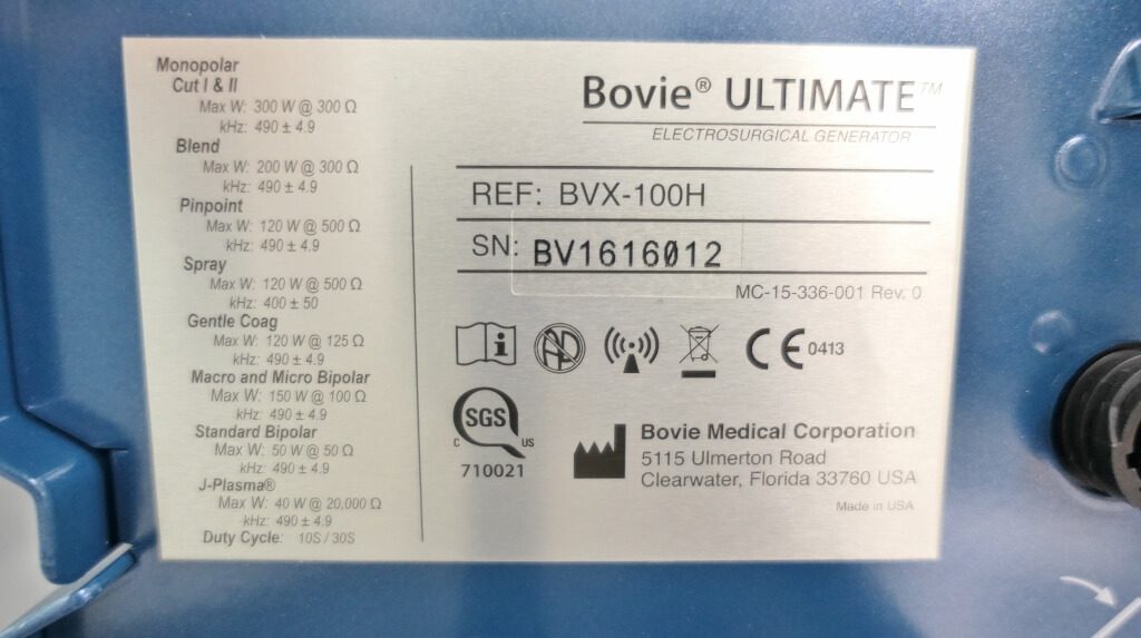 Bovie Electrosurgical Generator - The Lab World Group
