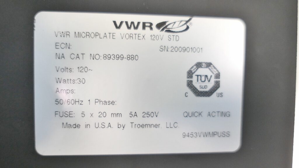 VWR Vortexer Microplate Mixer - The Lab World Group