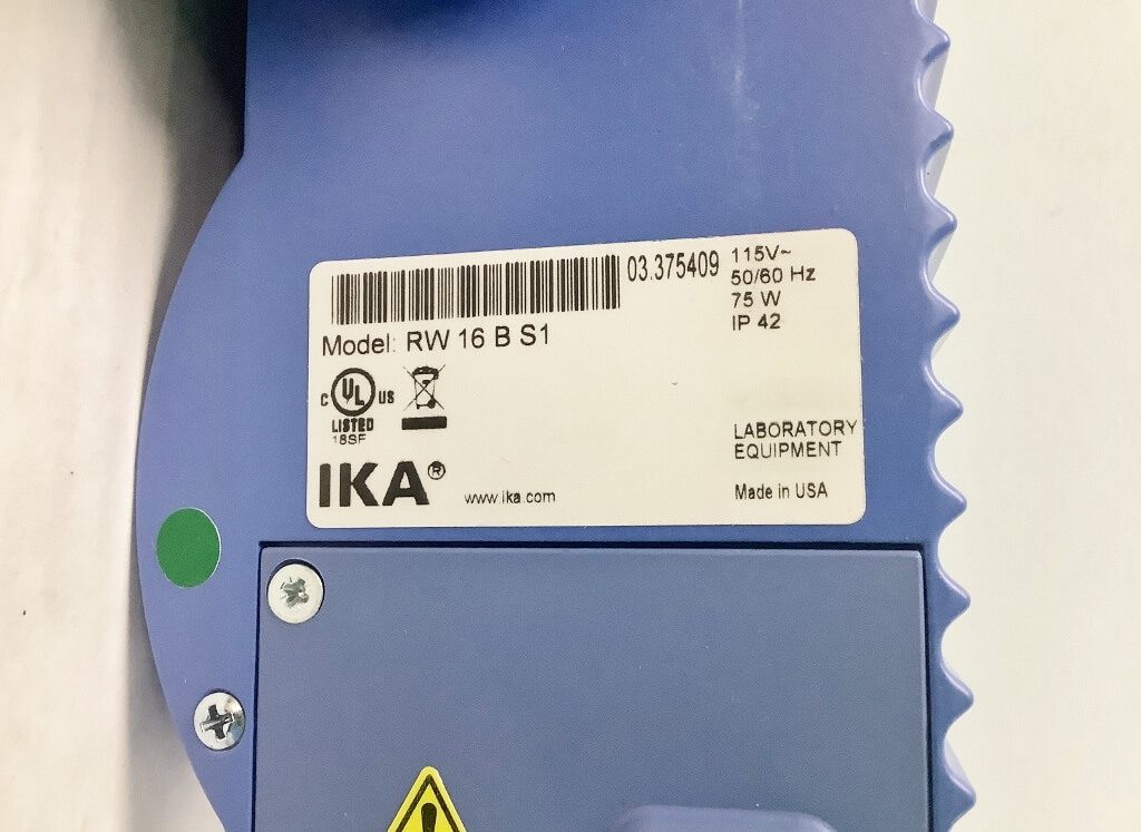 IKA Overhead Stirrer RW16 Basic - The Lab World Group