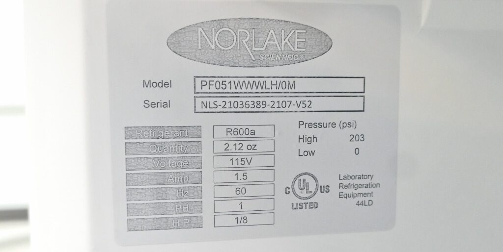 Norlake Scientific Small Lab Freezer - The Lab World Group