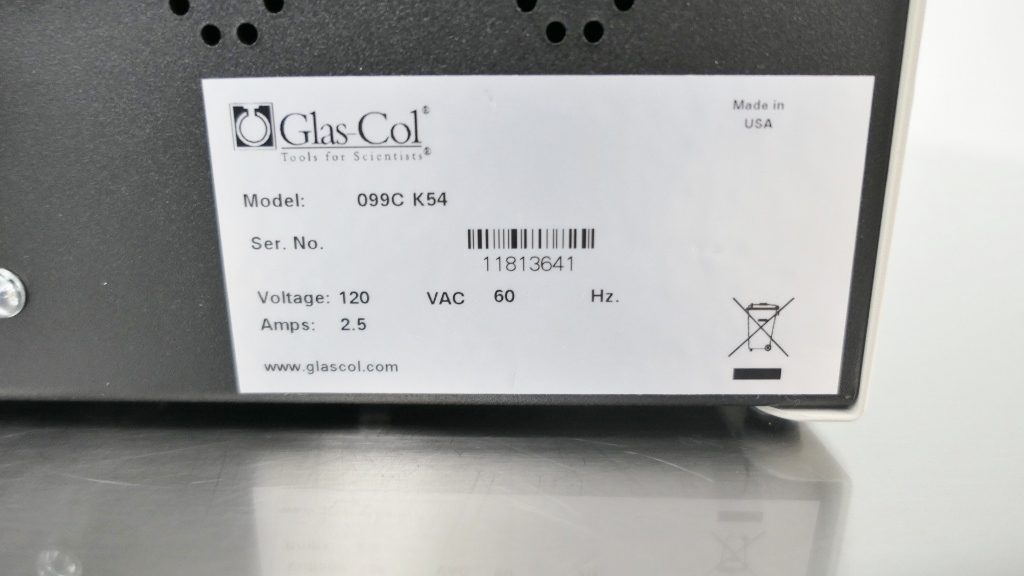 High Speed Homogenizer - Glas Col - The Lab World Group
