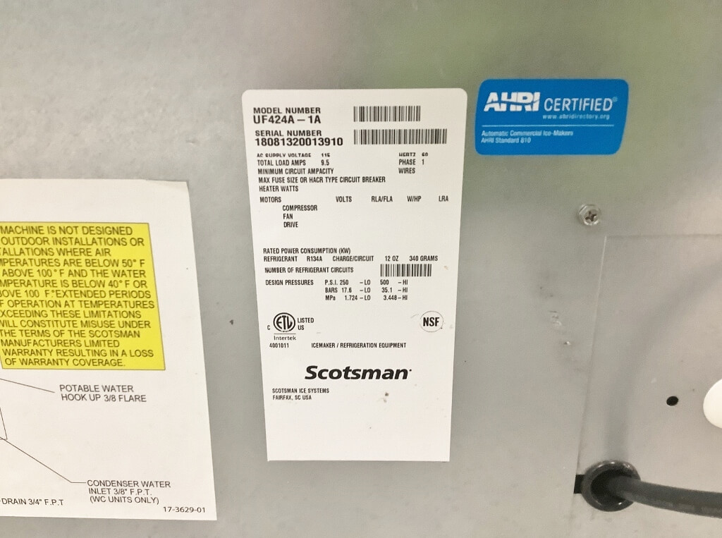 Scotsman Lab Ice Maker - The Lab World Group