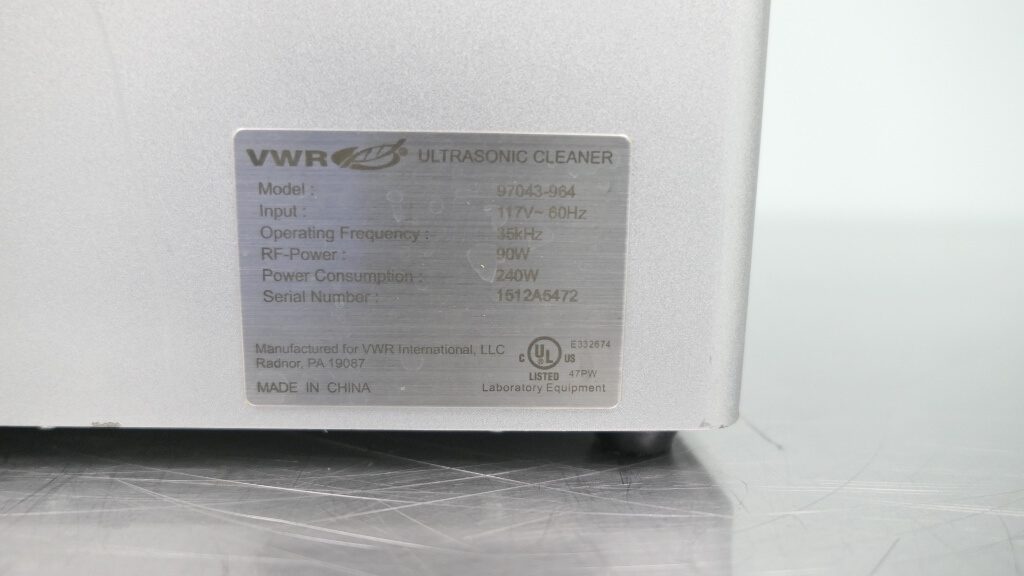 Ultrasonic Water Bath - VWR - The Lab World Group