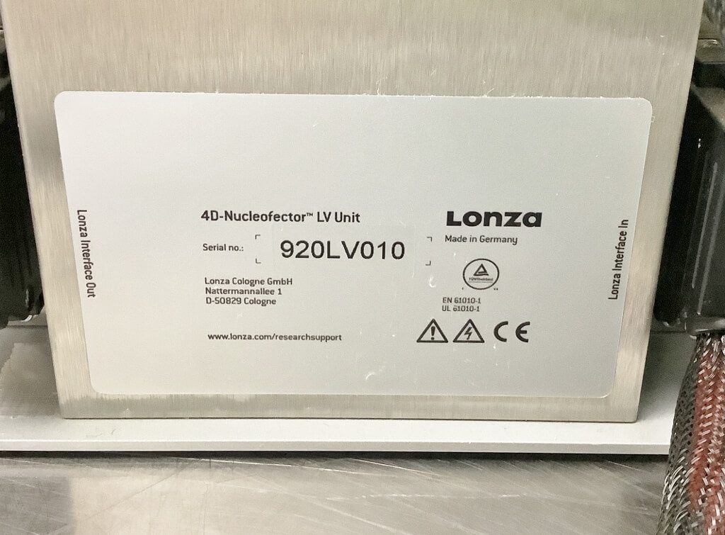 Lonza 4D Nucleofector - Cell Transfection System - The Lab World Group