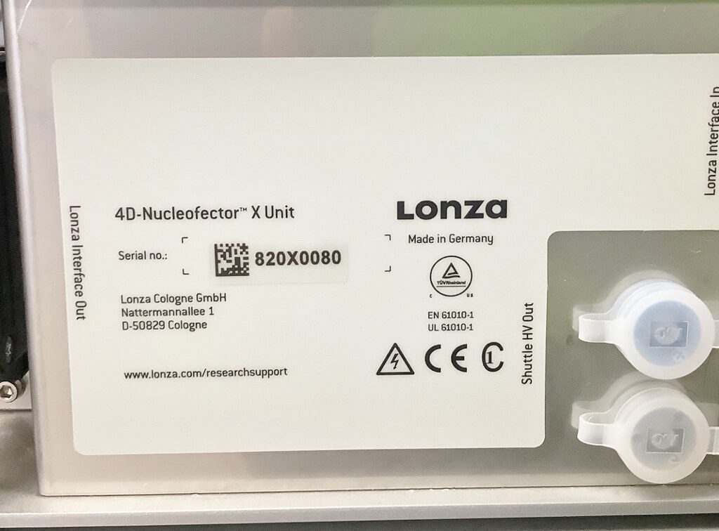 Lonza 4D Nucleofector - Cell Transfection System - The Lab World Group