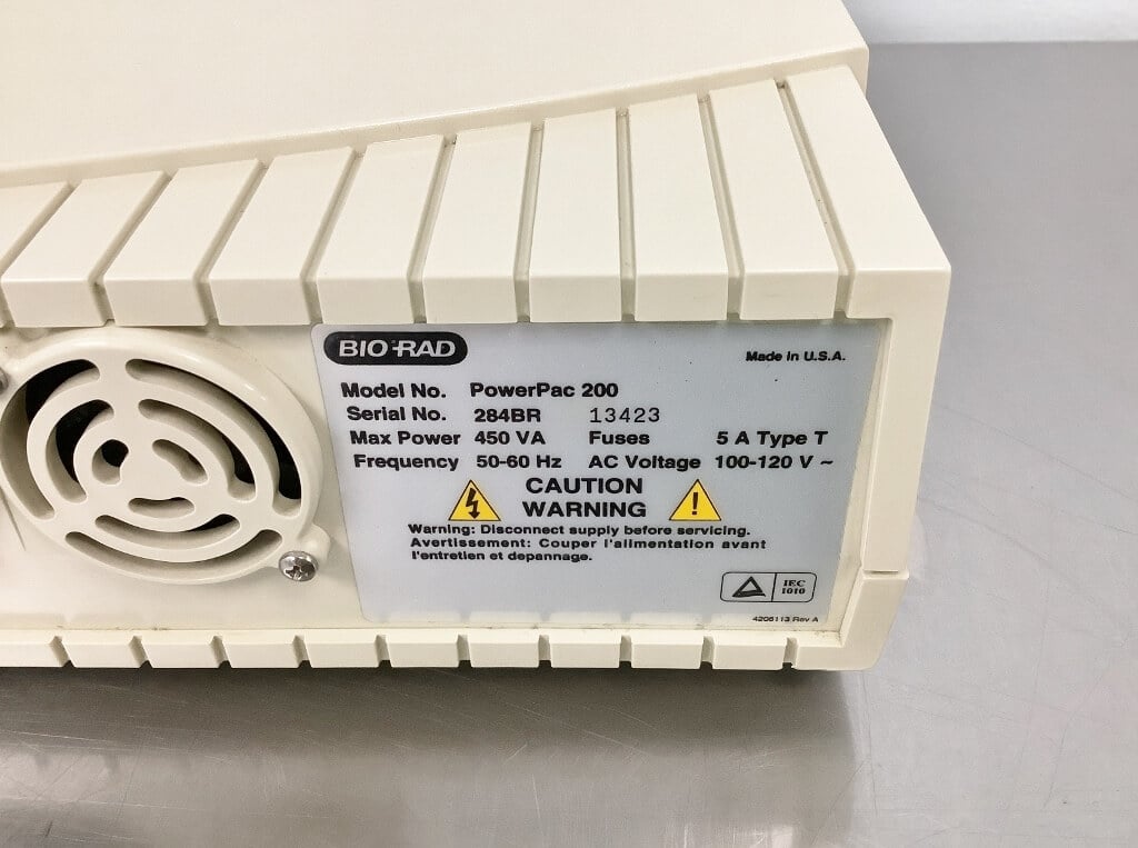 BioRad PowerPac 200 and 300 Power Supplies - The Lab World Group