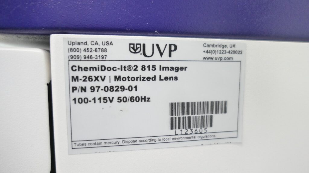 UVP ChemiDoc Imaging System - The Lab World Group