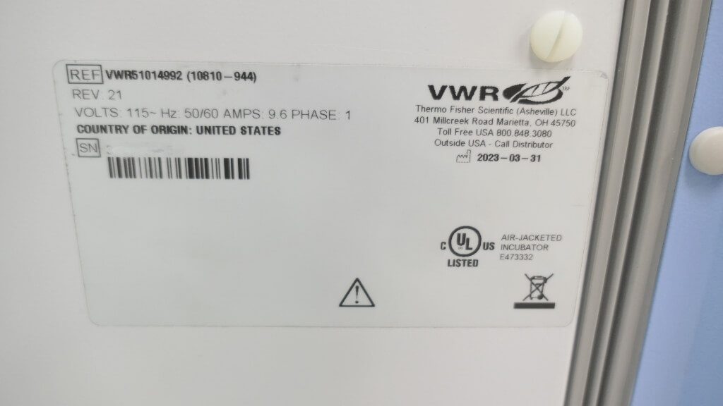 VWR CO2 Incubator - 2023 Unused - The Lab World Group