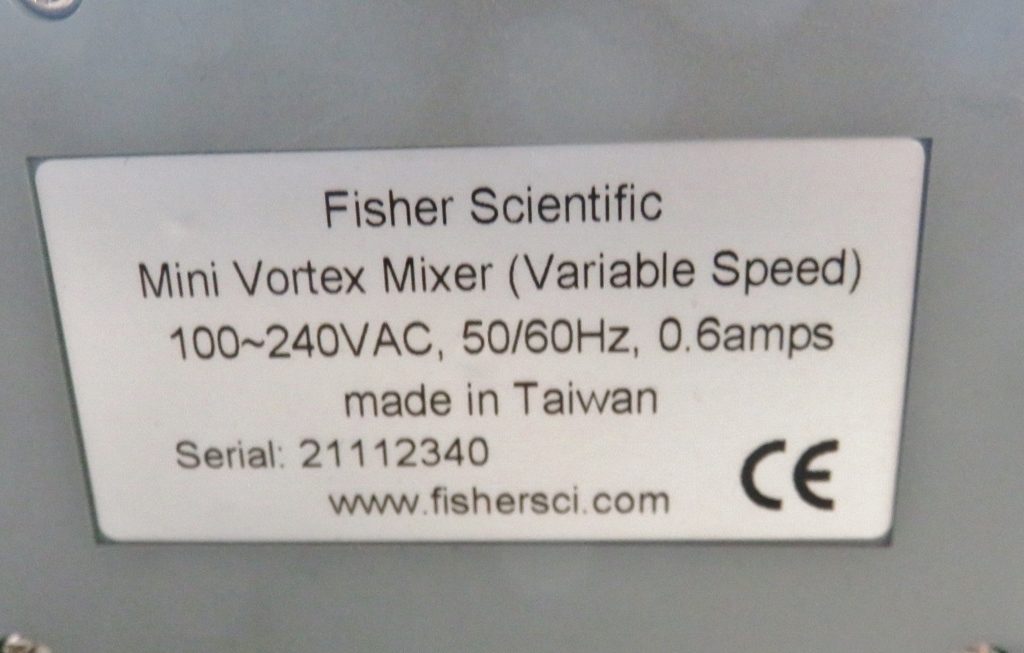 Fisherbrand Mini Vortex Mixer - The Lab World Group