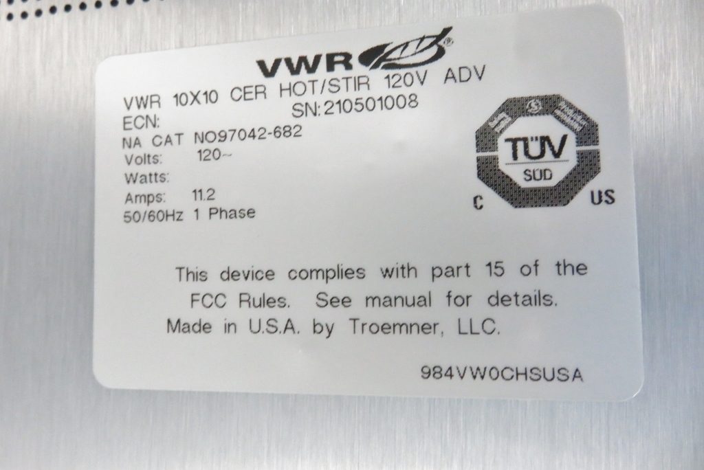 VWR Hotplate Stirrer - The Lab World Group