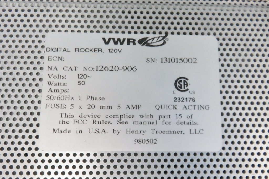 VWR Digital Lab Rocker- Platform Shaker - The Lab World Group