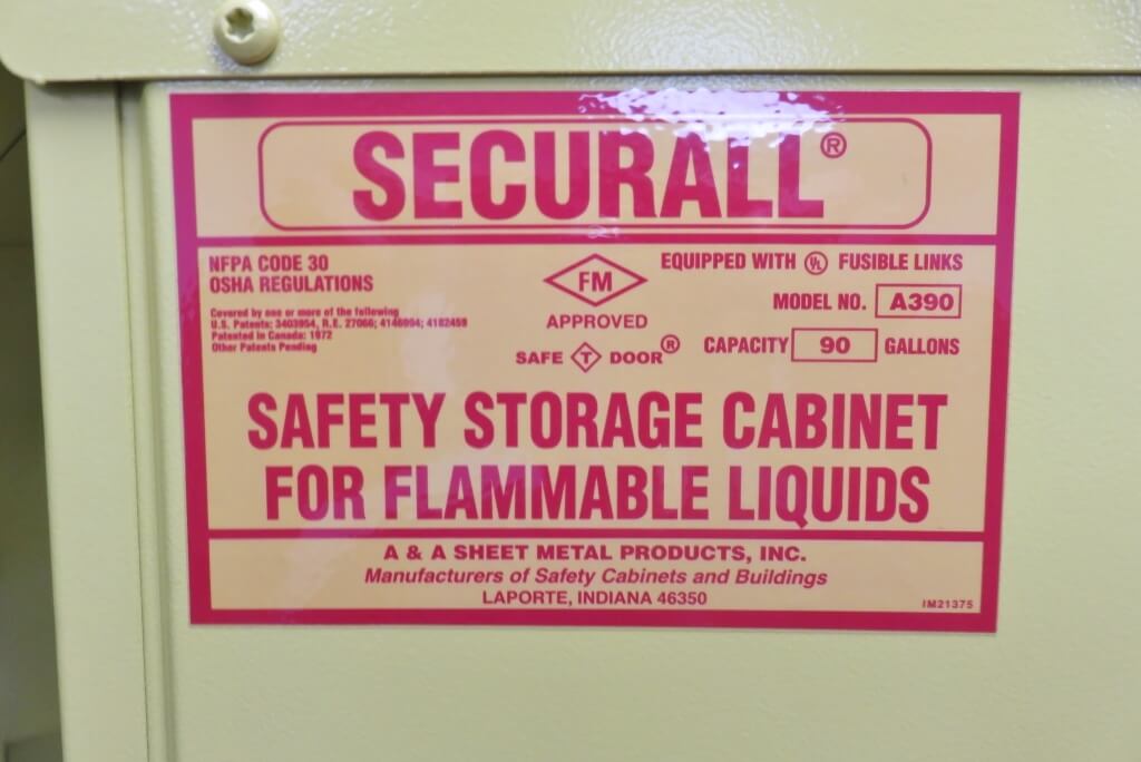 Securall Flammable Storage Cabinet - 2023 Unused