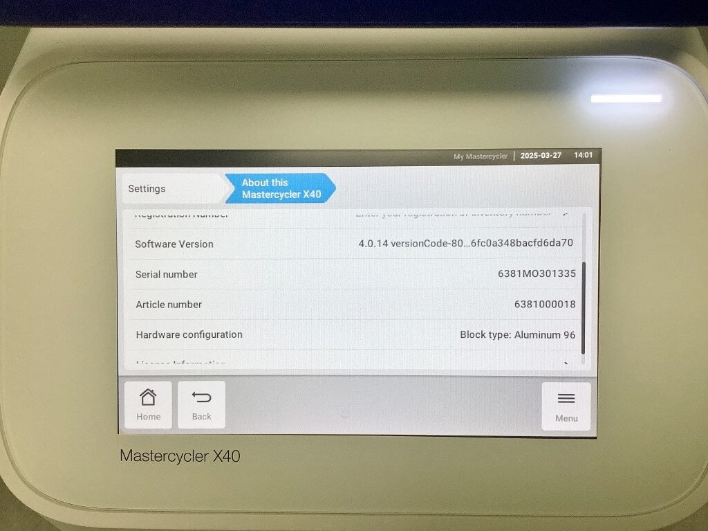 Eppendorf MasterCycler X40 - 2023 - The Lab World Group