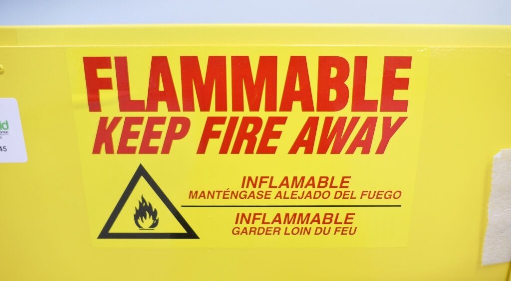 Justrite Flammable Cabinet 15G - Unused - The Lab World Group