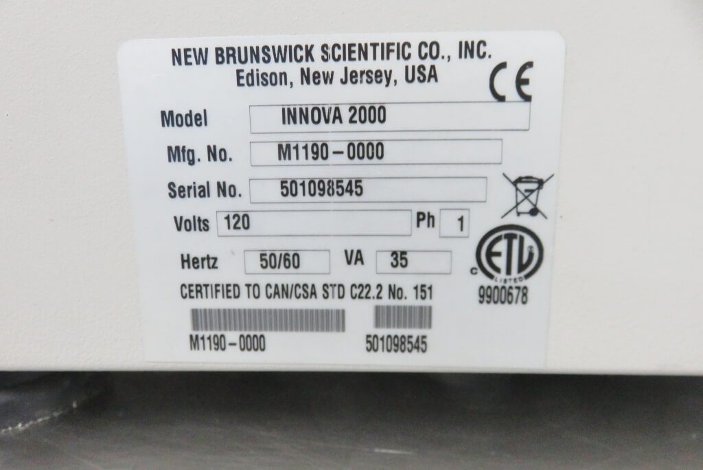 Innova 2000 Platform Shaker New Brunswick