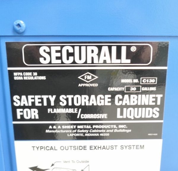 Securall Acid Cabinet - 2023 Unused - The Lab World Group