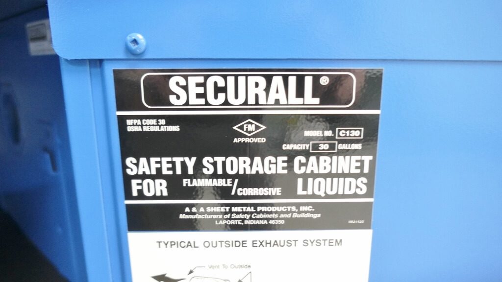 Securall Acid Cabinet - 2023 Unused - The Lab World Group