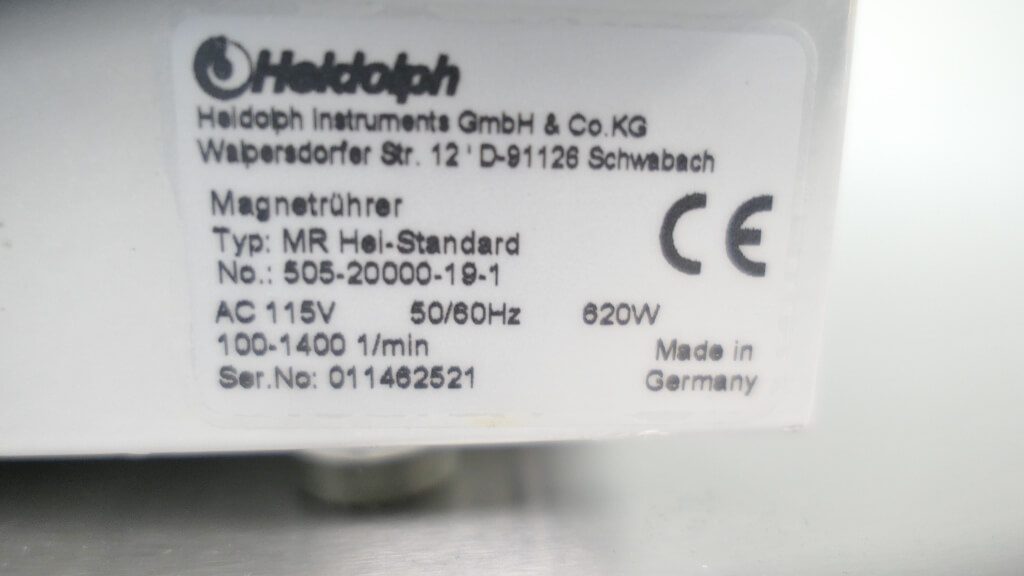 Heidolph Magnetic Stirrer Hot Plate - The Lab World Group