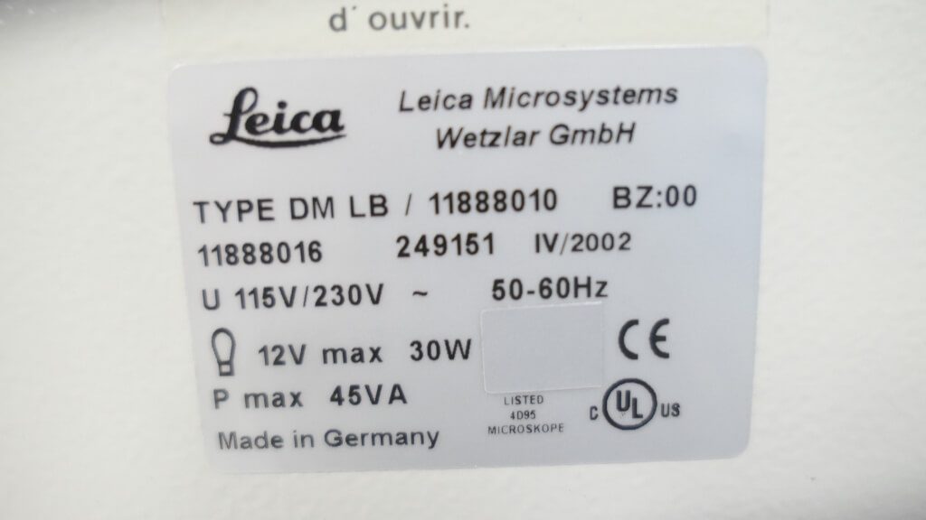 Leica DMLB Microscope -Upright - The Lab World Group