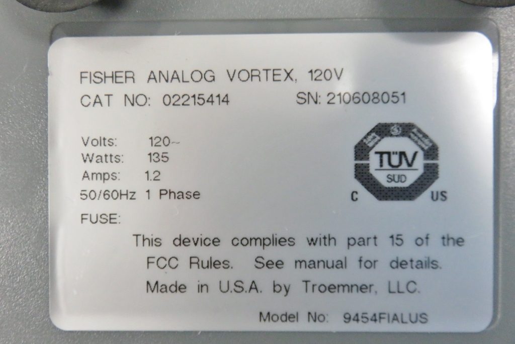 Fisherbrand Vortexer - The Lab World Group