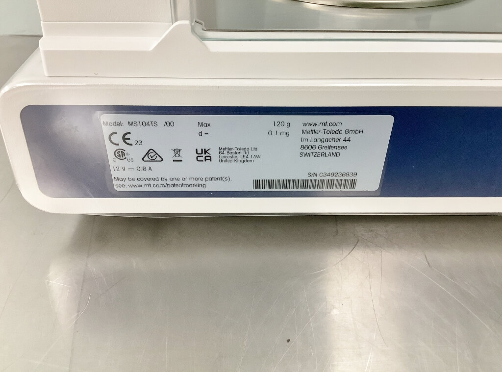 Mettler Toledo Balance MS104TS - The Lab World Group