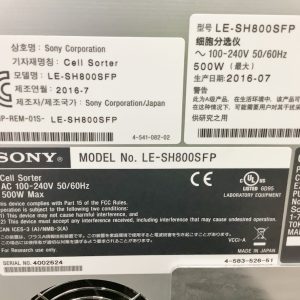 Sony SH800 Cell Sorter - 4 Lasers - The Lab World Group