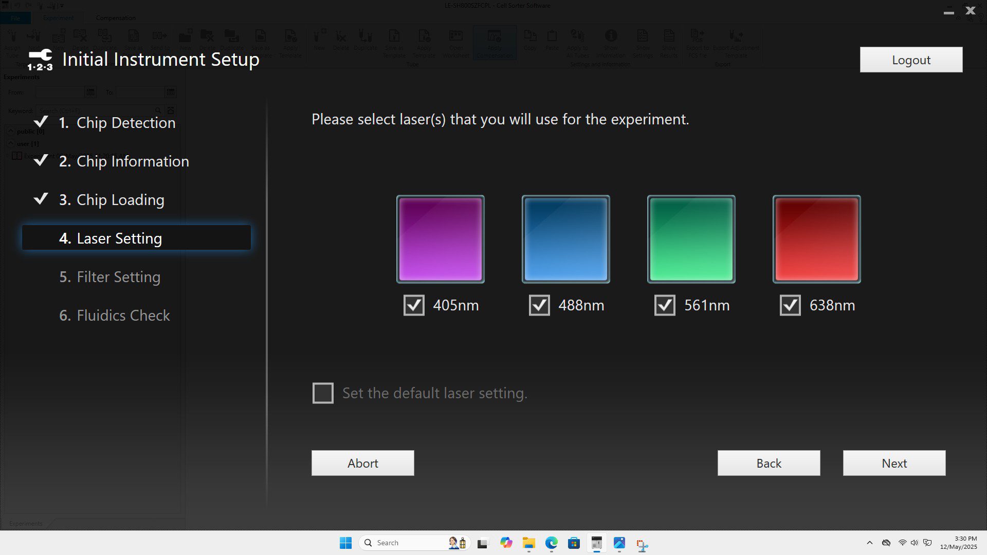 Sony SH800 Cell Sorter - 4 Lasers - The Lab World Group