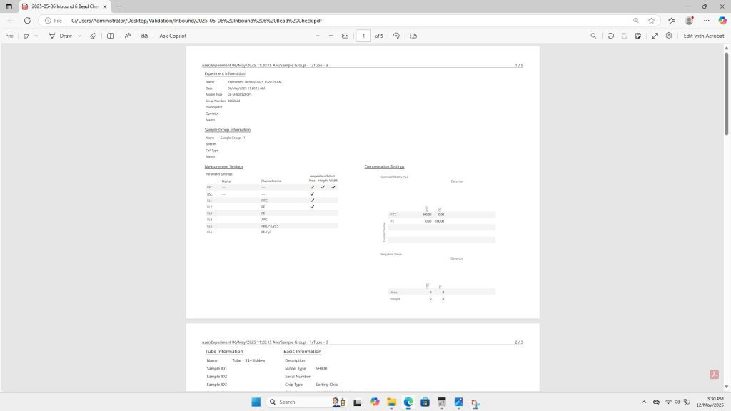 Sony SH800 Cell Sorter - 4 Lasers - The Lab World Group