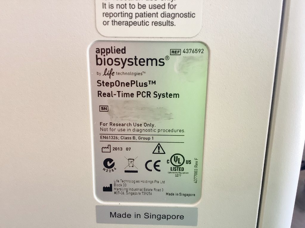 ABI StepOne Plus Real-Time PCR - The Lab World Group